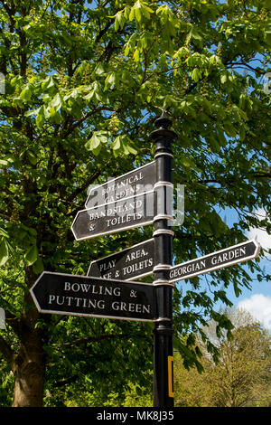 Old signposts in the historic City of Bath Stock Photo - Alamy