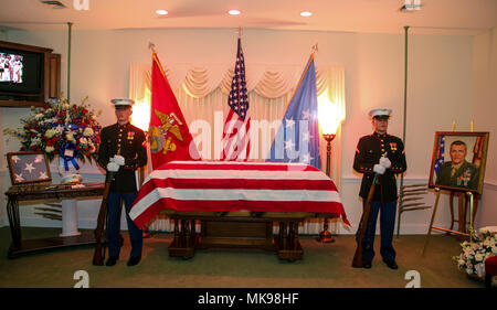 A contingency of Marines with Marine Barracks Washington D.C. supported ...