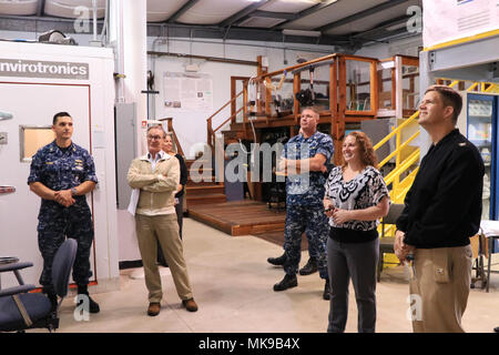 Capt. Brien Dickson, Naval Base Point Loma (NBPL) commanding officer ...