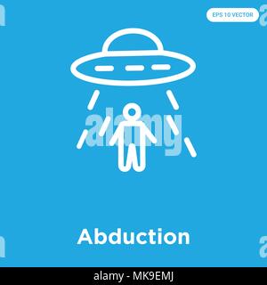 Abduction icon vector, filled flat sign, solid pictogram isolated on ...