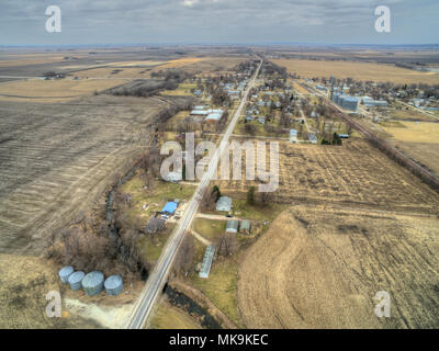 Modale is a small farming town in rural Iowa Stock Photo - Alamy