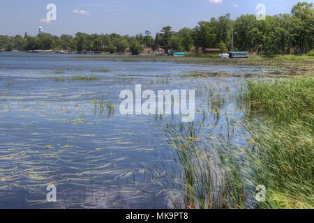Bowstring Lake is Part of the Leech Lake Native American Reservation in ...