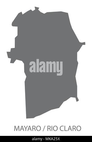 Modern Map - Mayaro / Rio Claro TT Stock Vector Image & Art - Alamy