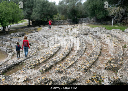 Roman ruins of Pollentia at Alcudia, Mallorca, Spain Stock Photo - Alamy