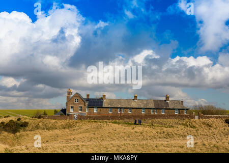 A row of former coastguard cottages at White Nothe Point on the ...