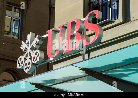 Bern, Switzerland - October 17, 2017: Branch of one of the largest ...