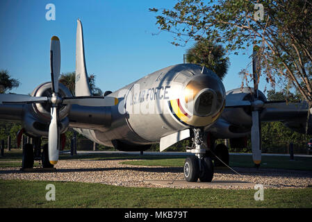 The B-50 Superfortress, a strategic bomber developed by Boeing, shown ...