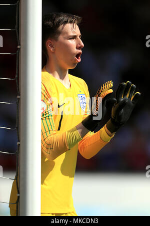 England U17 goalkeeper Luca Ashby-Hammond during the UEFA European U17 ...