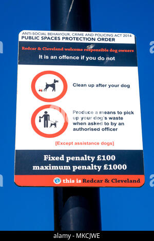 Public Spaces Protection Order notice outdoors on wall, UK. Isolated ...