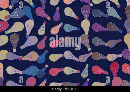 light bulbs illustrations background abstract, hand drawn. Idea ...