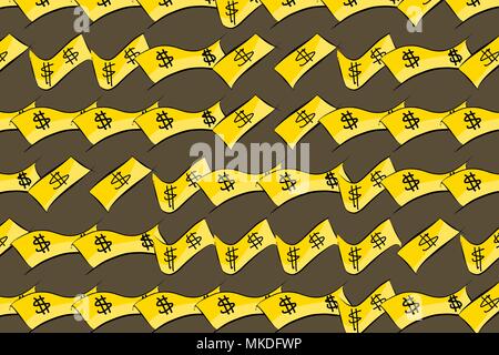 Abstract illustrations of bank notes or money, conceptual. Good for ...