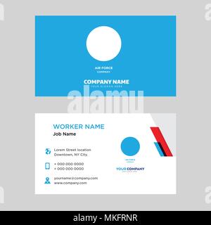 Airforce business card design template, Visiting for your company ...