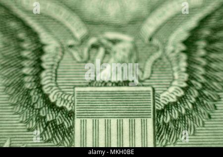 American Eagle Great Seal from the back of a one dollar bill Stock ...