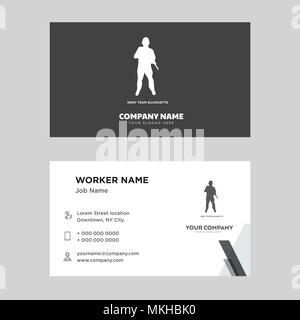 swat team business card design template, Visiting for your company ...