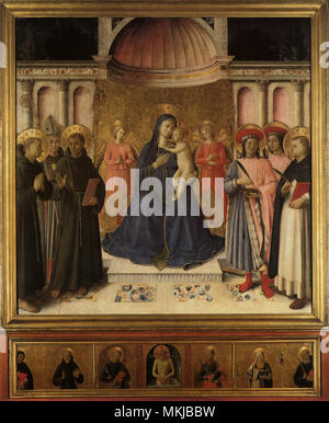 . Bosco ai Frati Altarpiece Fra Angelico Tempera on panel, 174 x 174 cm Florence, Museo di San ...