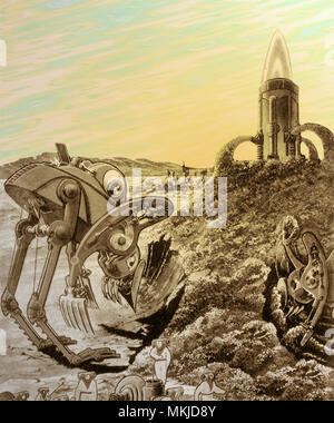 Sci Fi - Mining Machine Stock Photo - Alamy