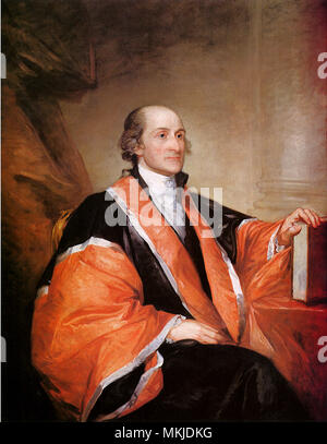 This portrait of John Jay by Gilbert Stuart, begun in 1784 and ...