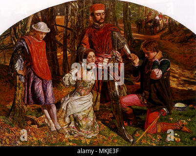 Valentine Rescuing Sylvia from Proteus, William Holman Hunt, 1850-1 ...
