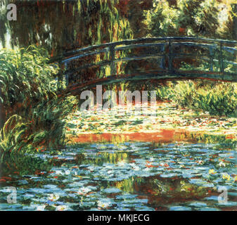 The Japanese Bridge at Giverny 1926 by Claude Monet Stock Photo - Alamy