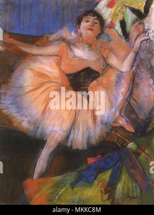 Edgar Degas - Seated Dancer Stock Photo - Alamy