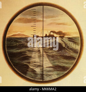 Submarine view through periscope Stock Photo - Alamy