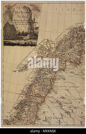 Map of Norway Stock Photo - Alamy