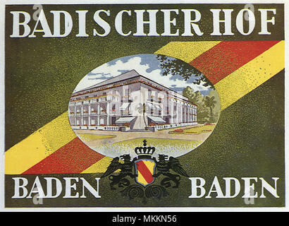 Luggage Label from West Germany Stock Photo - Alamy