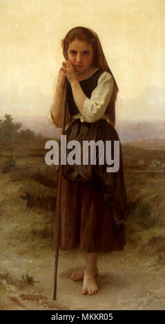 The Little Shepherdess Stock Photo - Alamy