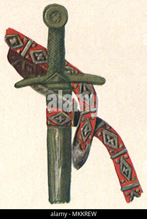 Medieval sword hilt Stock Photo - Alamy