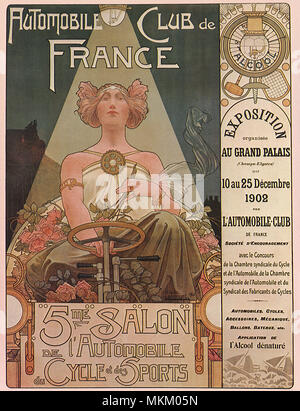 Advertising poster for the Automobile Club Stock Photo - Alamy