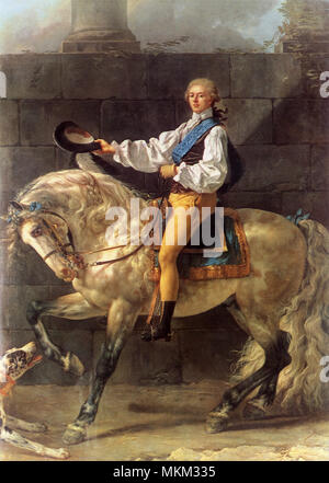 Jacques-Louis David - Count Potocki Stock Photo - Alamy