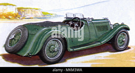 Aston Martin 2 Litre Speed Model, in the National Paddock, during the ...