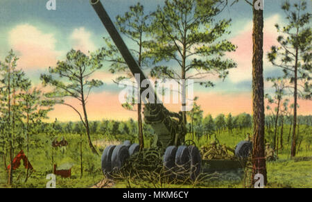 Heavy artillery of World War II, Soviet howitzer gun ML-20. Caliber 152 mm. Self-propelled ...