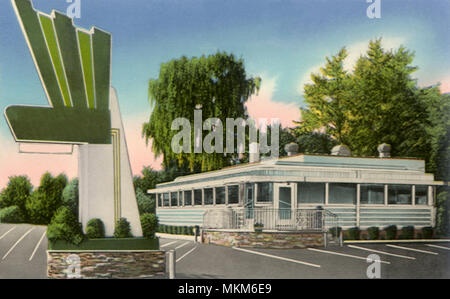 Ed's diner - view Stock Photo - Alamy