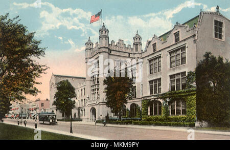 Erasmus Hall at High School. Brooklyn. 1927 Stock Photo - Alamy