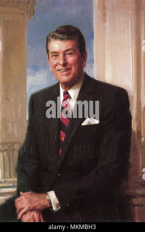 RONALD REAGAN PORTRAIT Stock Photo - Alamy