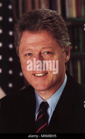 Portrait of President William Jefferson Clinton, painted by Chuck Close ...