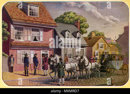 Betsy Ross and George Washington Stock Photo - Alamy