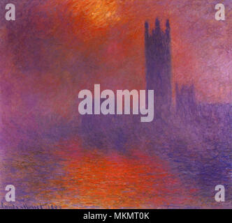 Claude Monet - Houses Parliament Fog Effect 1903 Stock Photo - Alamy