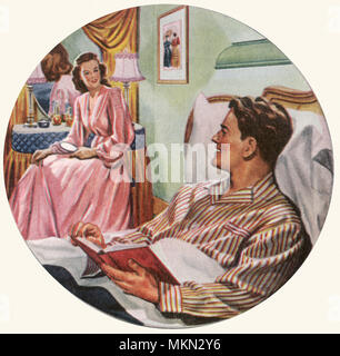 Getting Ready For Bed Stock Photo - Alamy