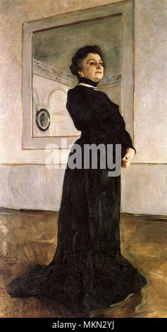 Serov Valentin - Portrait of the Actress Maria Yermolova Stock Photo ...