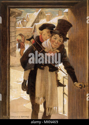 BOB CRATCHIT, TINY TIM, A CHRISTMAS CAROL, 2009 Stock Photo - Alamy