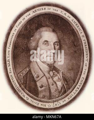 George Washington 1787 Stock Photo - Alamy