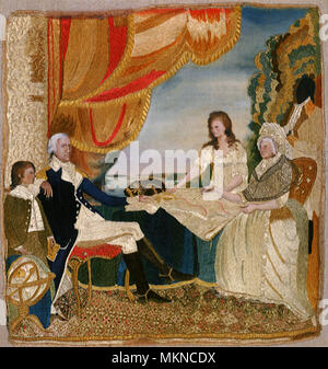 George Washington and family Stock Photo - Alamy