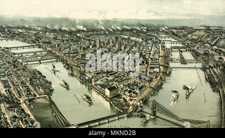 Pittsburgh, Pennsylvania., 1902 Stock Photo - Alamy