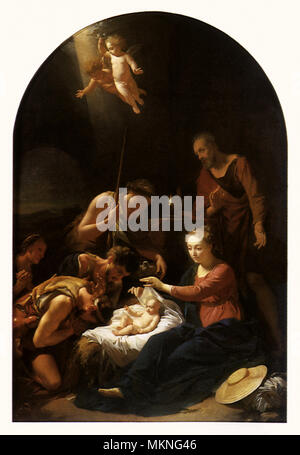 The Adoration of the Shepherds Stock Photo - Alamy