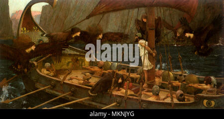 John William Waterhouse, Ulysses and the Sirens 1891 Oil on canvas, National Gallery of Victoria ...