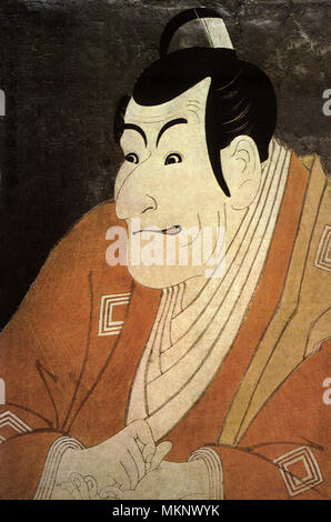 Japanese Kabuki actor Ichikawa Danjuro XIII (R) poses for photo with ...