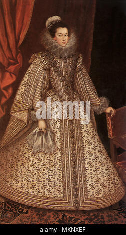 Queen Isabella of Spain wife of Philip IV 1632 by Diego Velazquez Stock ...