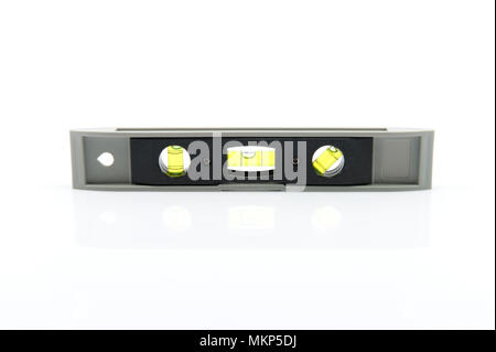 Tubular spirit level isolated on white background Stock Photo - Alamy